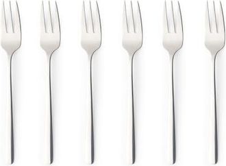 Russell Hobbs Dessertgabel 6er Set - Wien, 18/0 Edelstahl-Kuchengabeln, 16,5 cm H&ouml;he, Geb&auml;ck Besteck, Spiegelpoliertes Besteck, Haus, Restaurant, K&uuml;chengeschirr, sp