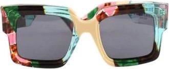 Gucci Lunettes de soleil protectrices doccasion - Femme - Pre-owned - Multicolore - Taille: ONE Size