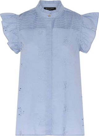 Bruuns Bazaar Femme, Blouses et Chemises, Bleu, Taille: 44 FR Chemises