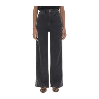 Lola Casademunt Lange gerade Jeanshose - - Jeans - Damen - Schwarzk - L