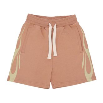 Vision Of Super Flames Shorts Leichte Trainingshose - - Shorts - Herren - Braun - L