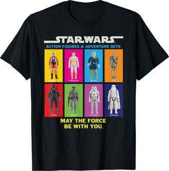 Star Wars Action Figures May The Force Be With You T-Shirt