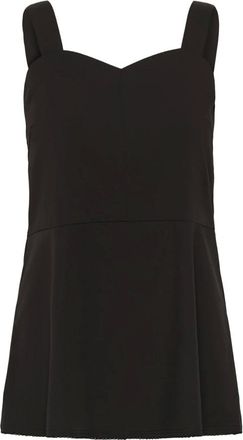 Soaked In Luxury Femme, Tops, Noir, Taille: 38 FR Hauts sans manches