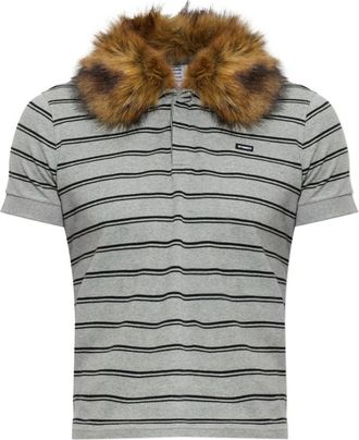 VETEMENTS Homme, Tops, Gris, Taille: XS Polo avec col amovible