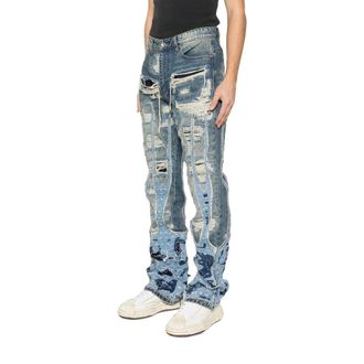 Who Decides War by Ev Bravado Gerades Jeans - - Jeans - Herren - Blau - W36