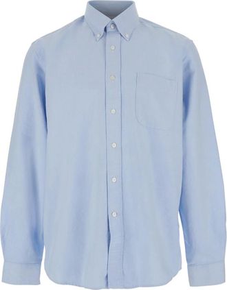Sebago Homme, Chemises, Bleu, Taille: M Oxford Button Down Shirt