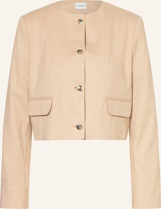 Claudie Pierlot Claudie Pierlot Kastenjacke Mit Leinen beige