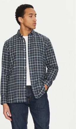 Tommy Hilfiger Hemd Gingham MW0MW37573 Dunkelblau Regular Fit