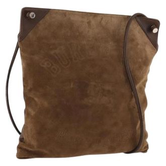 Burberry Pre-owned Wildleder Schultertasche - - Pre-owned - Damen - Braun - ONE SIZE