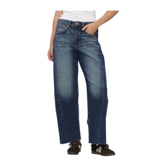 Lee Rider Barrel Jeans - - Jeans - Damen - Blau - W30