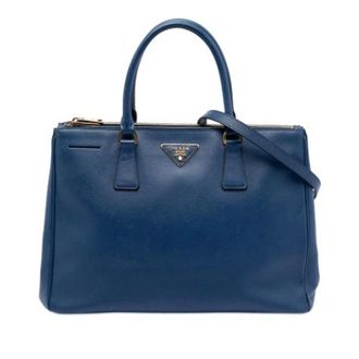 Prada unisex, Pre-owned, Bleu, Taille: ONE Size Sacoche Galleria Pre-owned