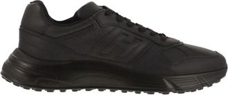 Hogan Low-Top Sneaker - Hyperlight Leather Trainers - Gr. 8_5 - in Schwarz - f&uuml;r Damen