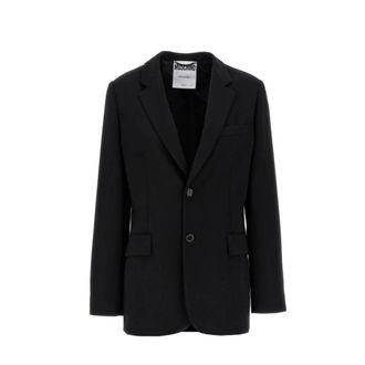 Moschino Stylische Blazers f&uuml;r einen schicken Look - - Jackets - Damen - Schwarzk - M