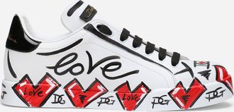 Dolce & Gabbana Sneaker Portofino Limited Edition Valentinstag - Frau Mehrfarbig 42