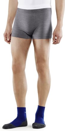 Falke Herren Baselayer-Unterw&auml;sche Wool-Tech Light M Bx Wolle Funktionsmaterial schnelltrocknend 1 St&uuml;ck, Grau Grey-Heather 3757, XXL