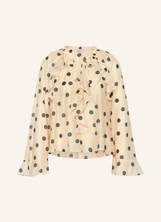 Mrs & Hugs Mrs & Hugs Blusenshirt Mit Volants weiss