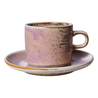 HKliving Tasse et soucoupe Chef Ceramics en porcelaine HKliving