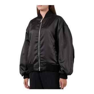Disclaimer Damen Bomberjacke aus Baumwolle - - Jackets - Damen - Schwarzk - M