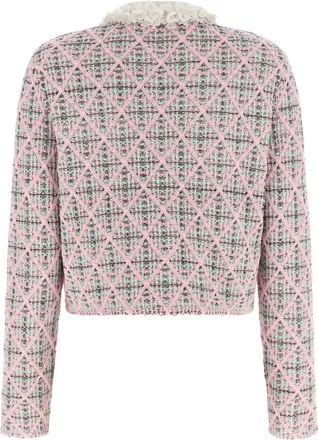 Self Portrait Womens Multicolor Cotton Cardigan Clothing
