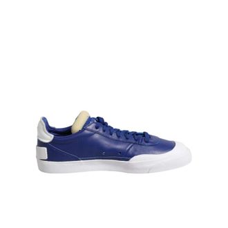 Nike Blau Wei&szlig;e Leder Sneakers Gummisohle - - Sport - Herren - Blau - 40 1/2 EU