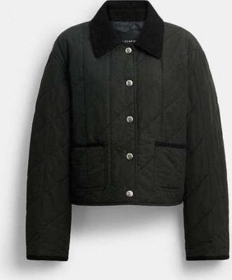 Coach Steppjacke Mit Cordkragen