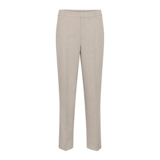 Kaffe Kasakura Zipper Pants - - Trousers - Damen - Grau - L