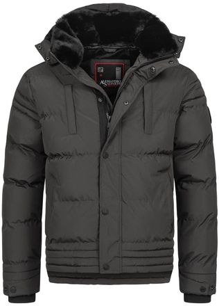 Alessandro Salvarini Winterjacke ALESSANDRO SALVARINI ASFabiano, Herren, Gr. XXL (56), grau (dunkelgrau), Obermaterial: 100% Polyester; Innenseite: 100% Polyester, Jacken 