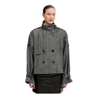 Gestuz Gzavic Kurze Jacke - - Coats - Damen - Grau - XL
