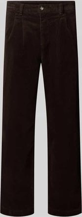 Lindbergh Straight Fit Hose aus Baumwoll-Mix in Cord-Optik