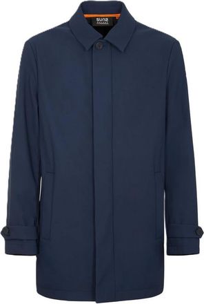 Suns Homme, Manteaux, Bleu, Taille: XL Trench Technique