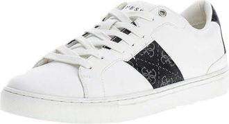 Guess Basket d&eacute;tail Monogramme Cuir PU Jeans - Homme