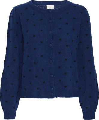 Ichi Ichi, Femme, Pulls, Bleu, Taille: 44 FR Ihdestine CA Strik