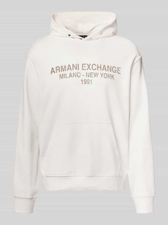 A|X Armani Exchange Hoodie mit Label-Print