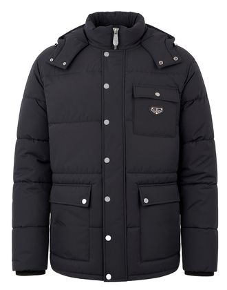Philipp Plein Nylon Puffer Jacket Gothic Plein