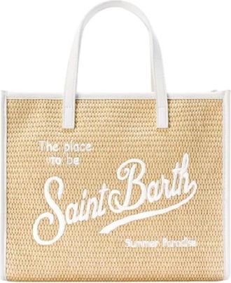 MC2 Saint Barth Femme, Sacs, Beige, Taille: ONE Size Vivian Medium Tote