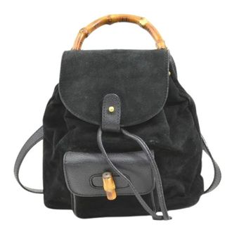 Gucci Sac &agrave; dos doccasion - Femme - Pre-owned - Noir - Taille: ONE Size