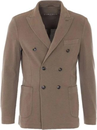 Circolo 1901 Homme, Vestes, Brun, Taille: L Circolo Vestes Brown