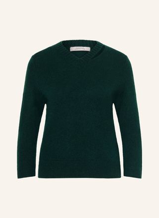 Dorothee Schumacher Dorothee Schumacher Pullover Fluffy Statements Mit Cashmere Und 3/4-Arm gruen