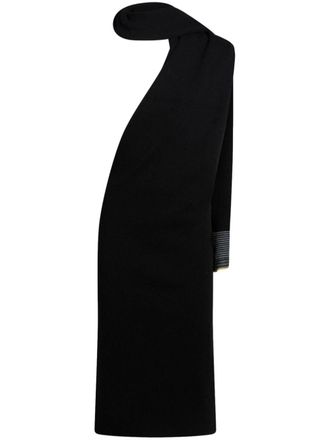 Etro Midikleid aus geripptem Strick - Schwarz