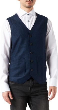 Maerz Herren Indoor Weste, Blau (Dodger Blue 369), Small (Herstellergr&ouml;&szlig;e: 48)
