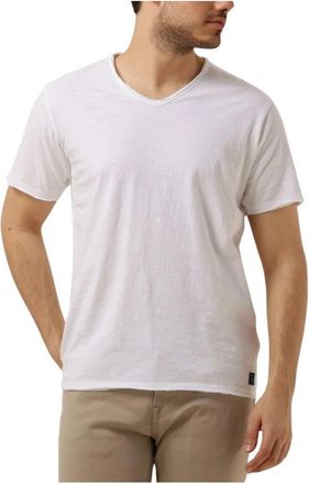 Dstrezzed Herren Polo & T-Shirt Steward Slub Jersey - - Tops - Herren - Wei&szlig; - S