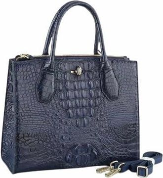 Generic Sac cabas pour femme en cuir dalligator v&eacute;ritable, v&eacute;ritable sac &agrave; main en cuir de crocodile exotique, sac bandouli&egrave;re pour femme