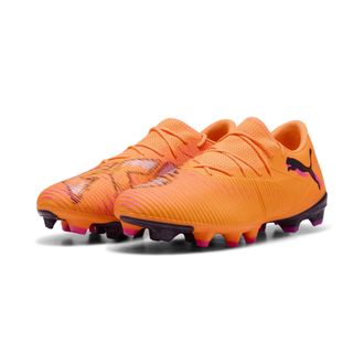 Puma Future 8 Match Low Fg/Ag Fußballschuh für Unisex, Heat Fire PUMA schwarz Ravish, 43 EU