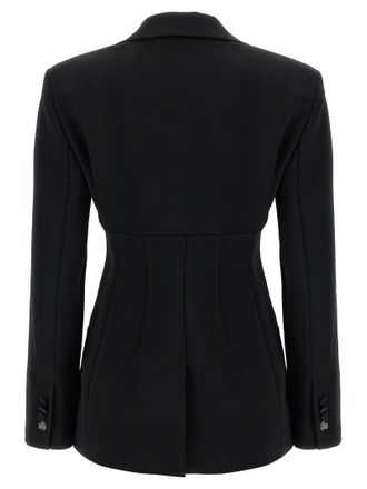 Max Mara Womens Black Viscose Blazer Clothing
