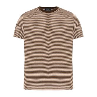 A.P.C. A.p.c., Homme, Tops, Brun, Taille: 2XL T-shirt Josh