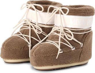 Moon Boot Winterboots - Mb Icon Low Fleece - Gr. 42_44 - in Braun - f&uuml;r Damen