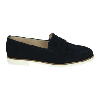 Paul Green Blaue Wildleder Slip-On Schuhe - - Shoes - Damen - Blau - 38 EU