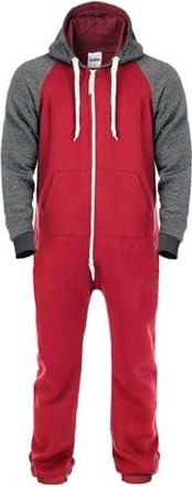 Juicy Trendz Hommes Grenouill&egrave;re Capuche Combinaison Unisexe Tout en Un Onesie Une pi&egrave;ce Pyjamas