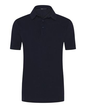 Trusted Handwork Glattes Poloshirt aus Pima-Baumwolle in