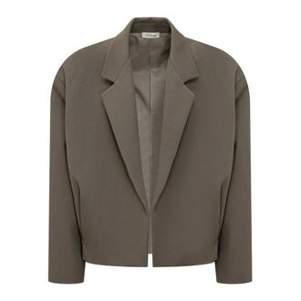 Fear of God Homme, Vestes, Vert, Taille: M Cropped Blazer